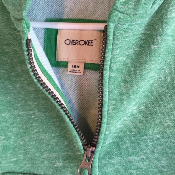 Cherokee | Shirts & Tops | Cherokee 8 Mo Green Hoodie Jacket | Poshmark